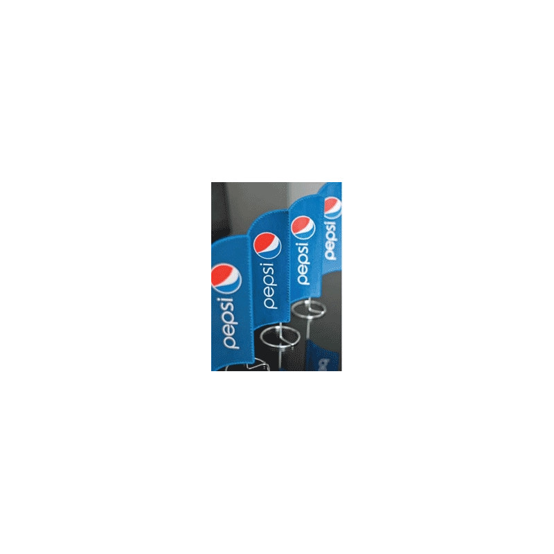 Voile publicitaire de table mini en textile